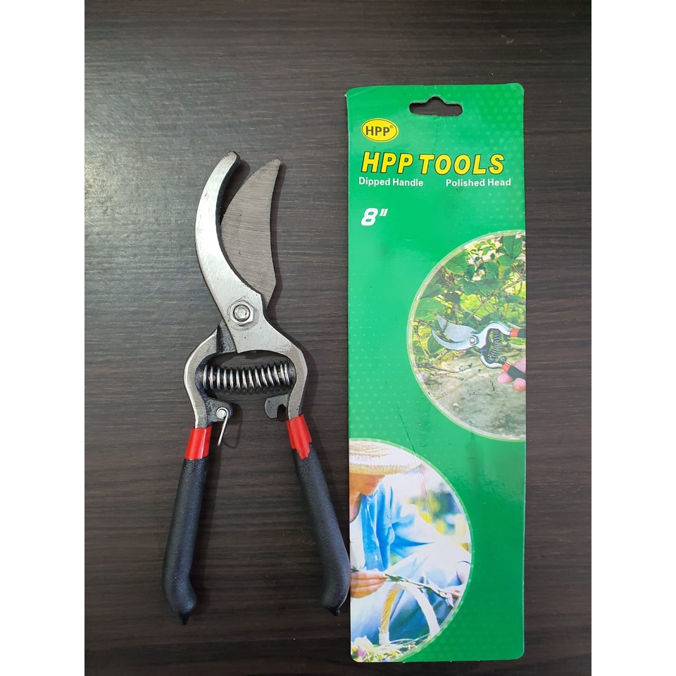 Jual Gunting Dahan Ranting Rumput Bunga Tanaman 8 Inch HPP Pruning ...