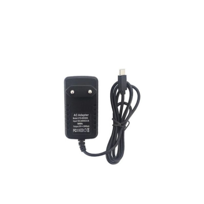 Jual ADAPTOR POWER SUPPLY 5V 3A RASPBERRY PI 4 TIPE C PORT | Shopee ...