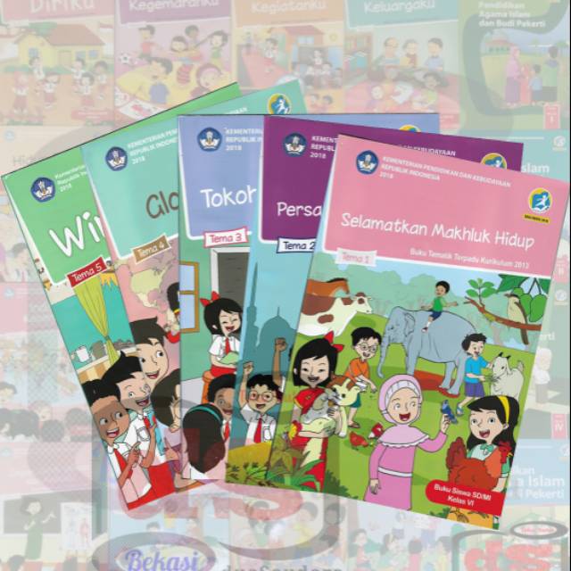 Jual Buku Tematik Kelas 6 SD Tema 12345 Semester 1 Kurikulum2013 edisi revisi 2018 | Shopee ...