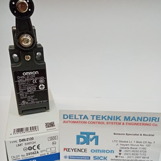 Jual LIMIT SWITCH OMRON D4N-2120 | Shopee Indonesia