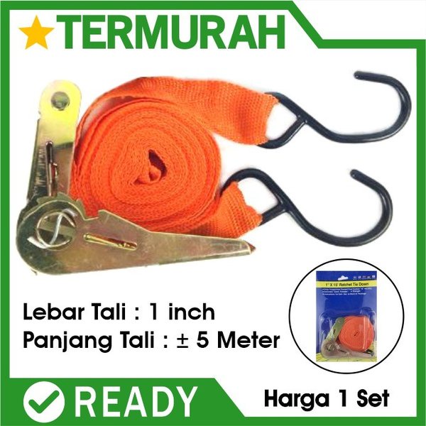 Jual RACHET TIE DOWN Tali Pengikat Barang Motor cargo lashing belt truk ...