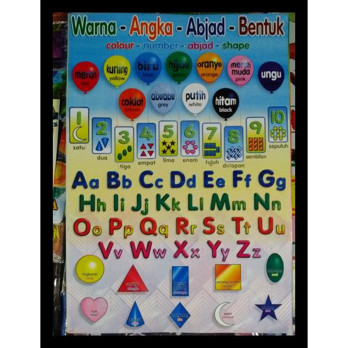 Jual Poster Abc, Abjad Besar Terbaik | Shopee Indonesia