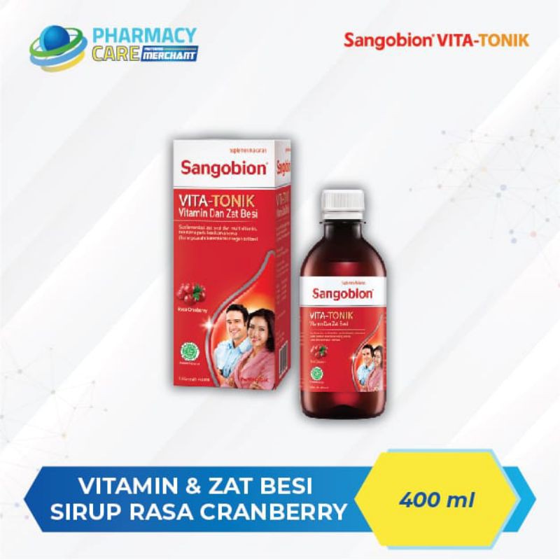 Jual sangobion vitatonik (Syrup)400ml | Shopee Indonesia