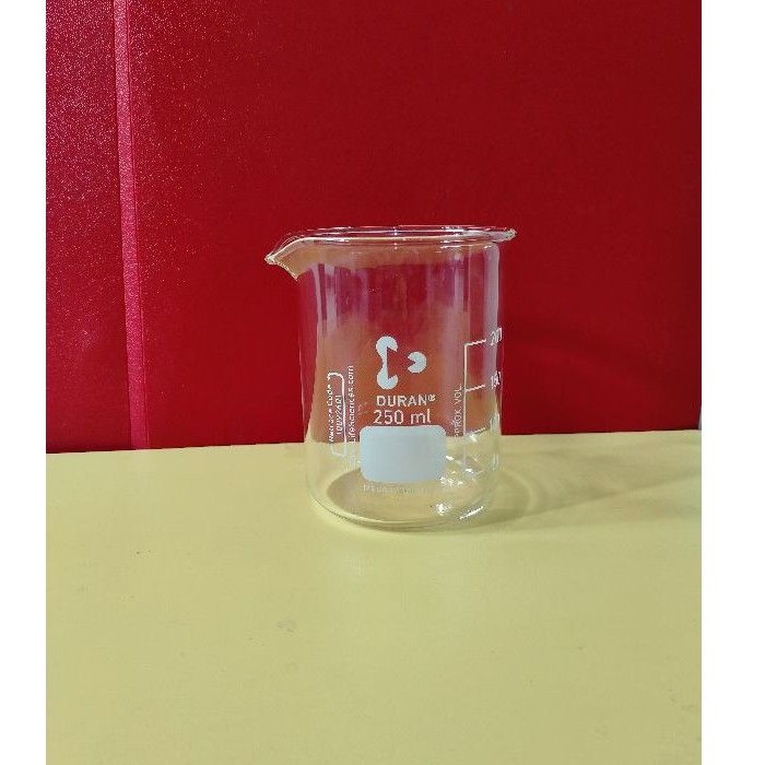 Jual Beaker Glass 250 ml Duran. Beaker Kaca | Shopee Indonesia