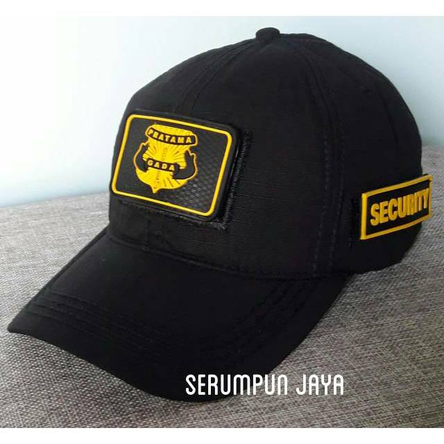 Jual TOPI GADA PRATAMA - TOPI GADA PRATAMA LIST HITAM KUNING VELCRO 3 ...