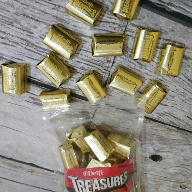 Jual COKELAT DELFI TREASURE ISI 48pcs - Coklat Lebaran - | Shopee Indonesia