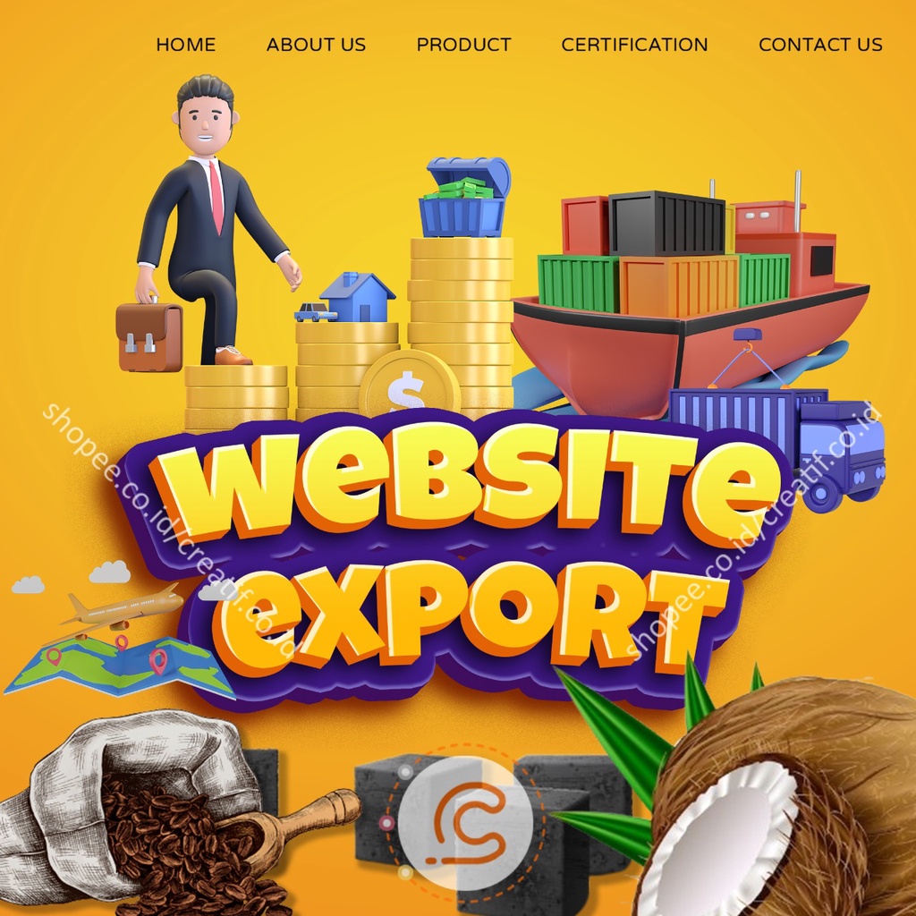 Jual Website Landing Page | Web Eksportir | Landingpage | Wordpress ...