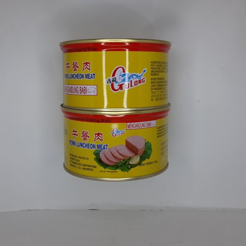 Jual Gulong Pork Luncheon Meat / Daging Ham Babi / /397gr (NON HALAL ...