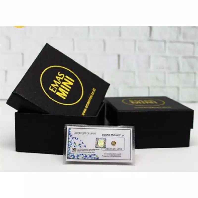 Jual Emas Mini 0,1 Gram ( Logam Mulia 24K ) | Shopee Indonesia