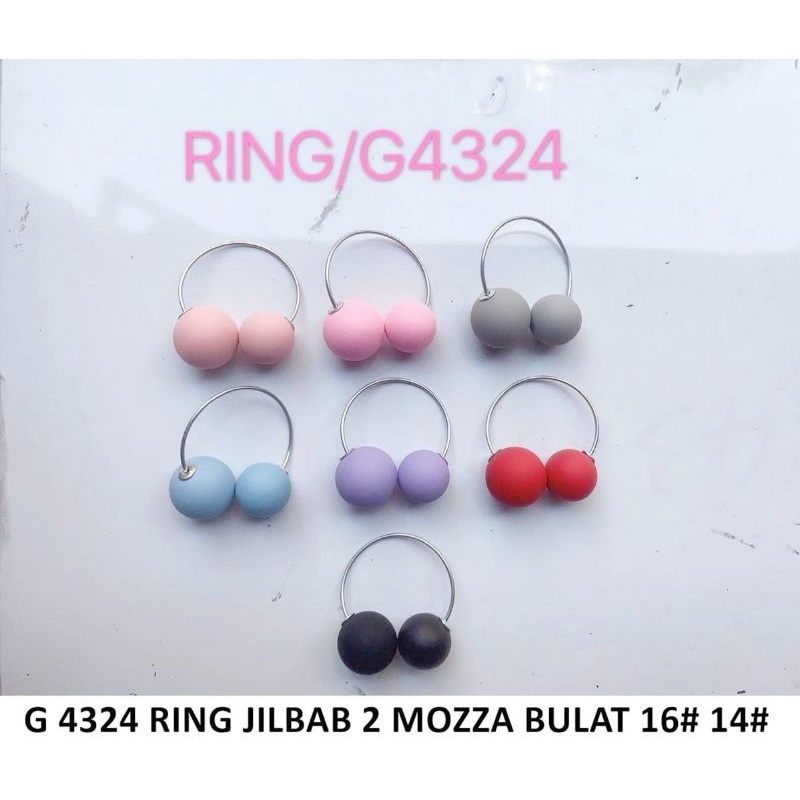 Jual Rung Ulir/ Ring hijab jilbab moza Random warna G 4324 simpel kekinian fasion muslim ...