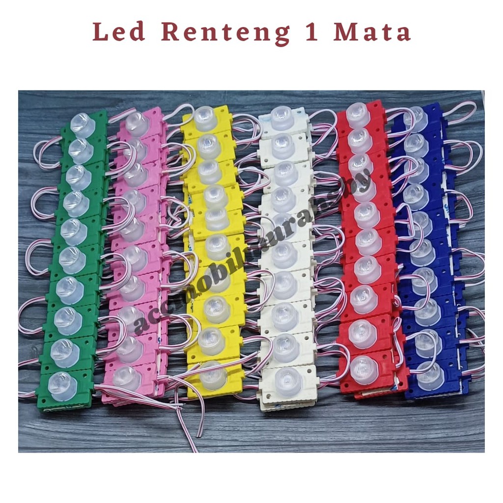 Jual Lampu LED Modul 1.5 Watt 12 Volt / 24 Volt LED Module 1 Mata harga per 5 pcs | Shopee Indonesia