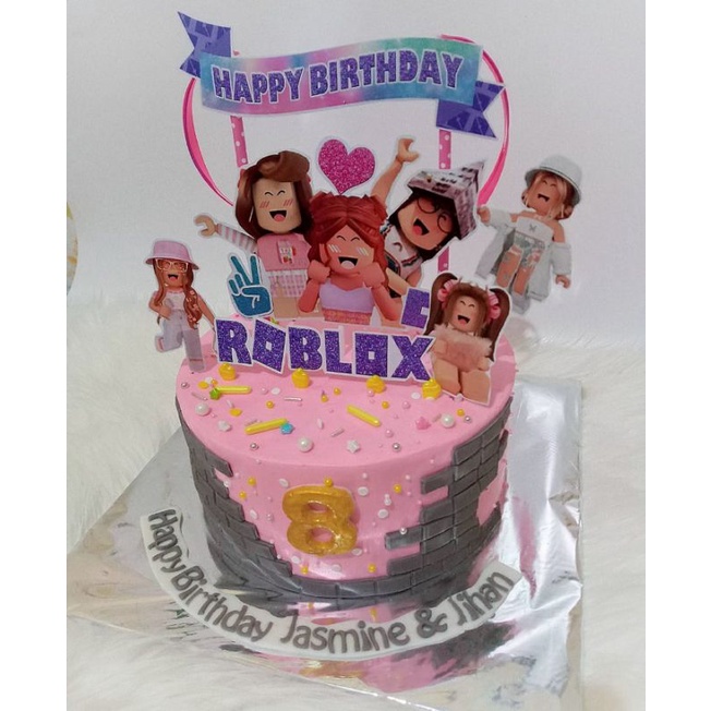 Jual kue ulang tahun Roblox / kue ultah / kue hbd / kue tart / kue ...