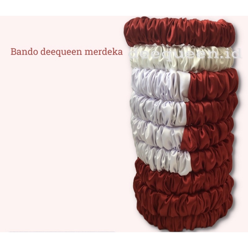 Jual BANDO agustusan bando merah putih bando scrunchie bando lomba ...