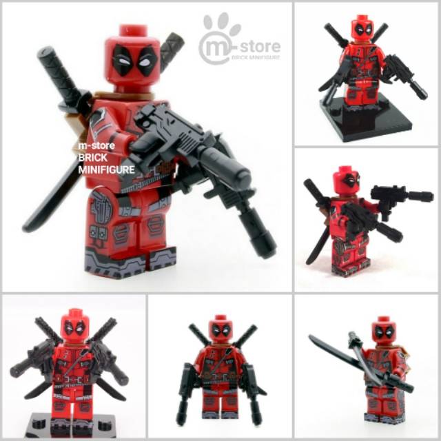 Jual brick deadpool mini toy figure | Shopee Indonesia
