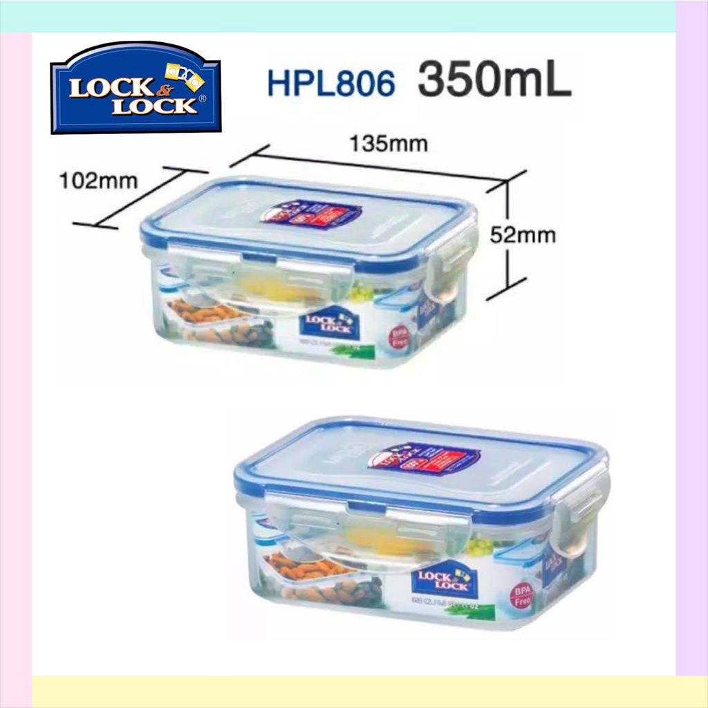 Jual Lock&Lock Food Container 350ml / Tempat makan lock n lock | Shopee ...