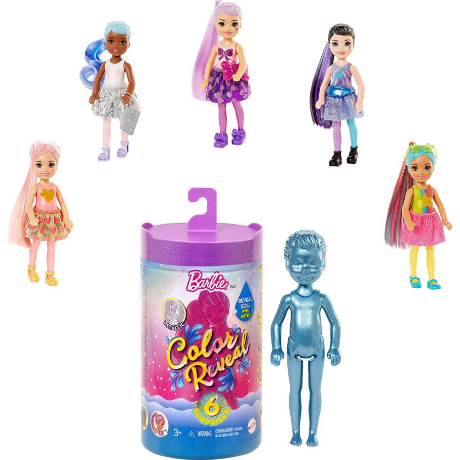 Jual Barbie Color Reveal Doll with 6 Surprises - Original Mattel GTT23 ...