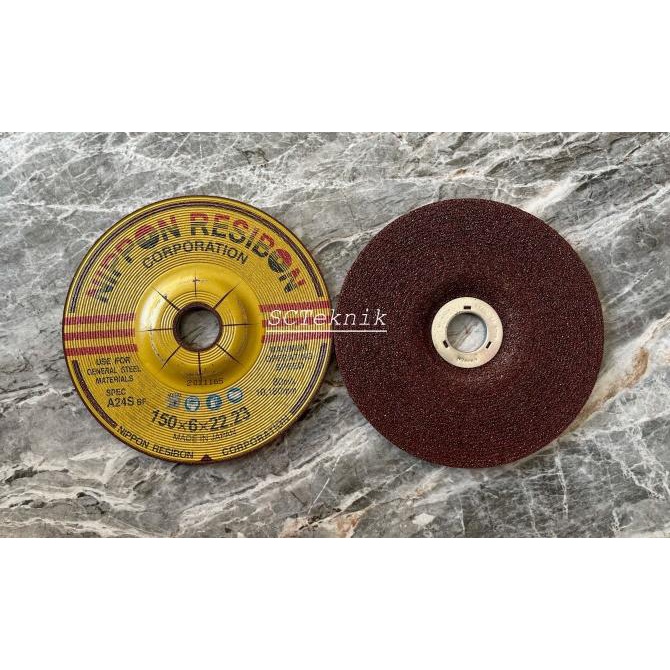 Jual Batu Gerinda Poles Nippon Resibon 6" Inch / Grinding Wheel ...