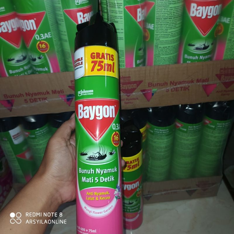 Jual Baygon aerosol 600+75ml | Shopee Indonesia
