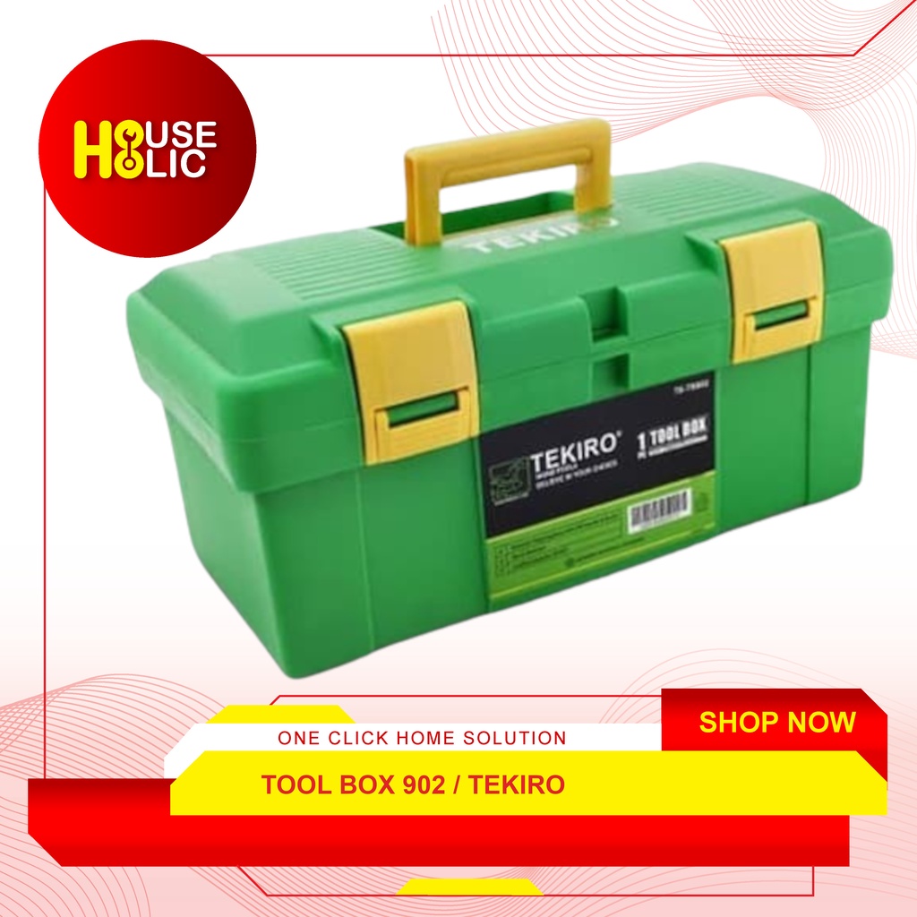Jual TEKIRO Toolbox PVC / Tool Box B902 / Tool Kit Kotak Perkakas Plastik | Shopee Indonesia