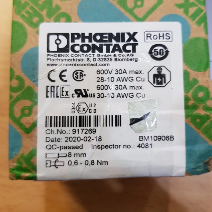 Jual UK5N ORIGINAL PHOENIX CONTACT TERMINAL BLOCK UK 5N UK-5N UK 5 N ...