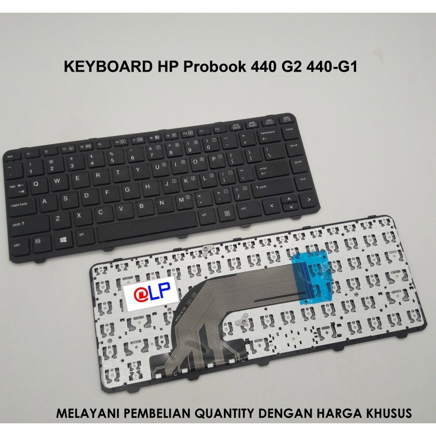 Jual Keyboard HP ProBook 430 G2 440 G2 445 G2 640 G1 Black | Shopee ...