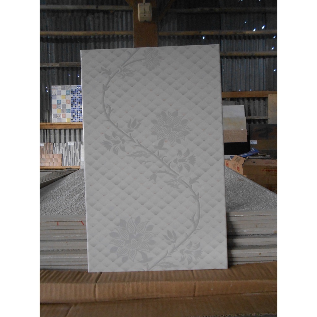 Jual keramik 25x40 - motif bunga dekoratif - papillon LGS | Shopee ...