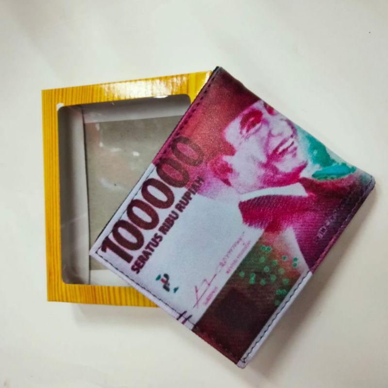 Jual Dompet gambar uang rupiah | Shopee Indonesia