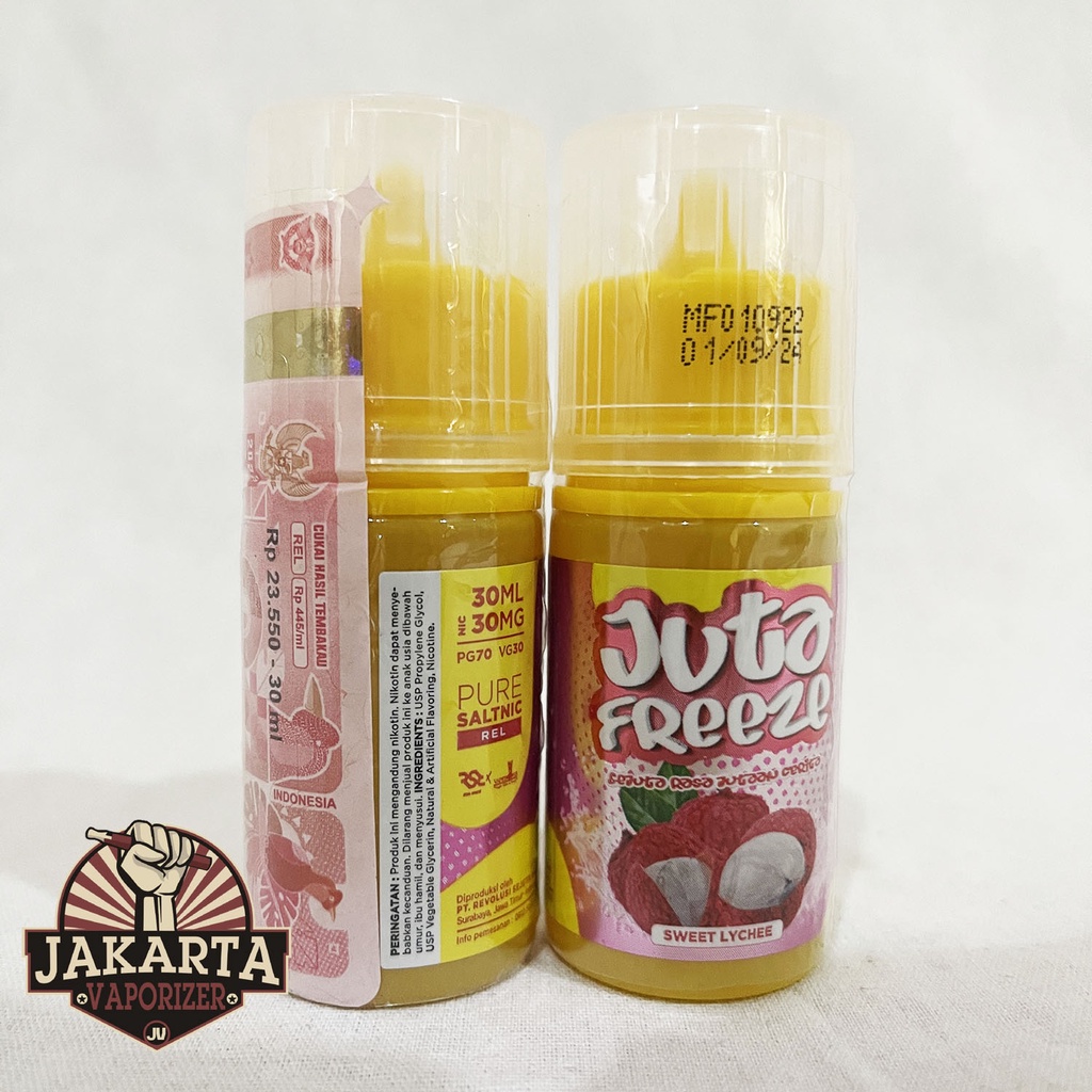 Jual [SALT] JUTA FREEZE SWEET LYCHEE SALT 30ML 12MG 30MG BY RSR BREW ...