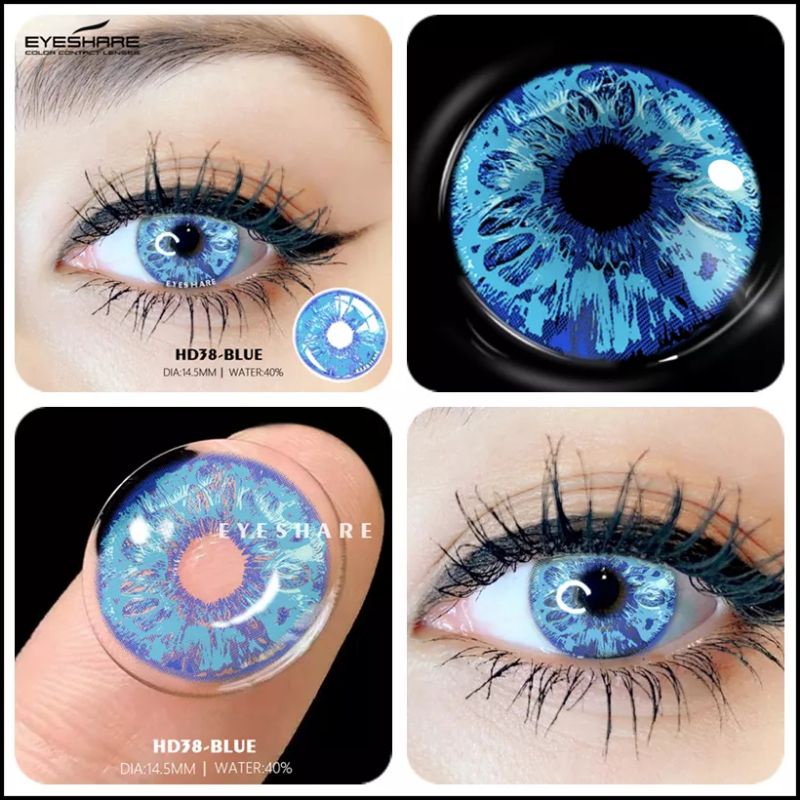 Jual Softlens Biru & Kuning Cosplay / Softlens cosplay karakter / Lensa ...