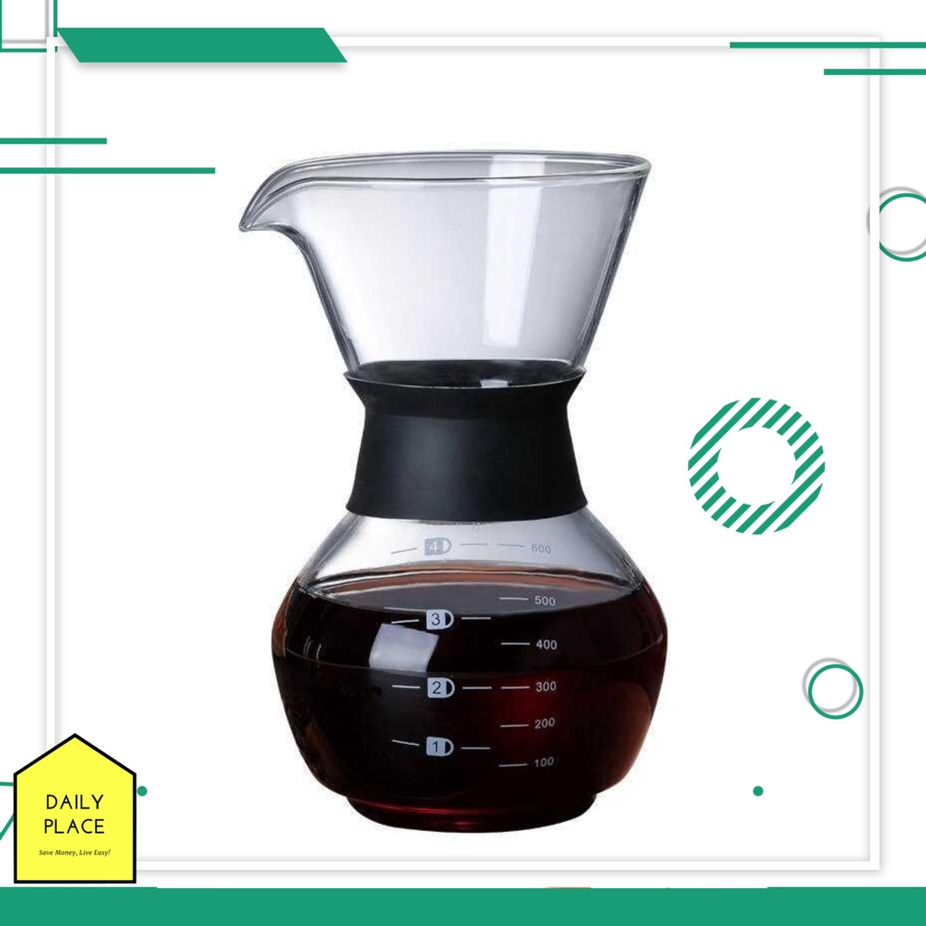 Jual Coffee Maker Pot V60 Drip Kettle Teko Kopi Barista Glass - SE111 ...
