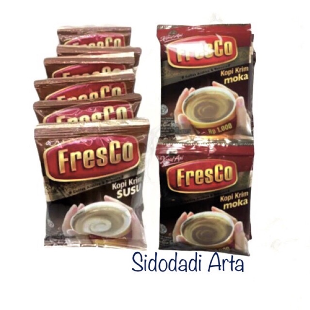 Jual Fresco Coffee Arabica & Robusta - 1.Renceng (12.pcs x 25gr ...