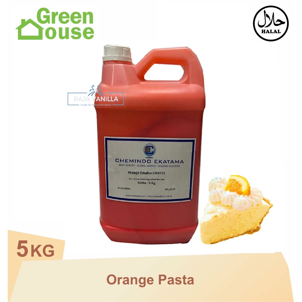 Jual Green House Orange Emulco - Perisa / Pasta Cake Rasa Jeruk 5 kg ...