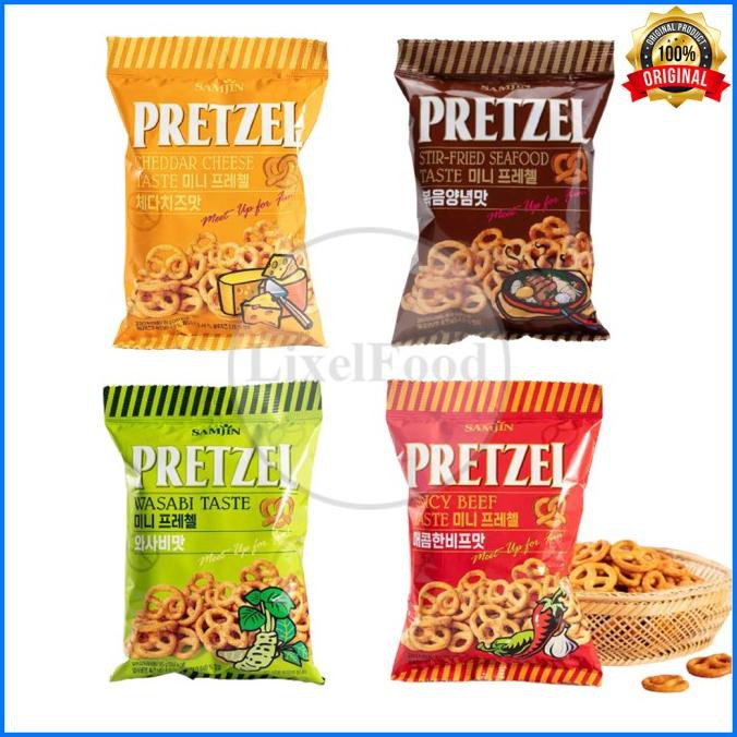 Jual Samjin Pretzel Snack | Makanan Cemilan Import Korea - Cheddar ...