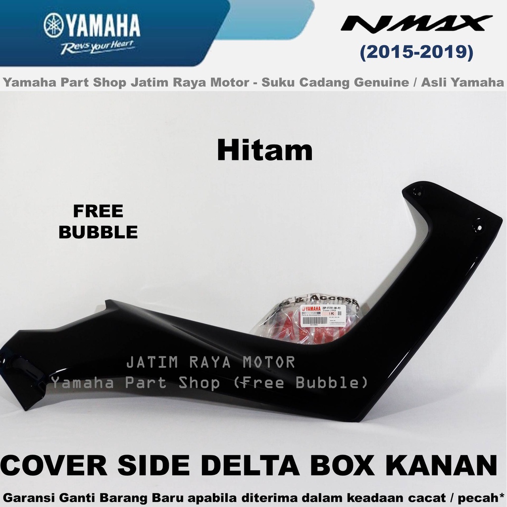 Jual Cover Side Delta Box Samping Tangki Hitam Glossy Kanan Nmax N Max ...