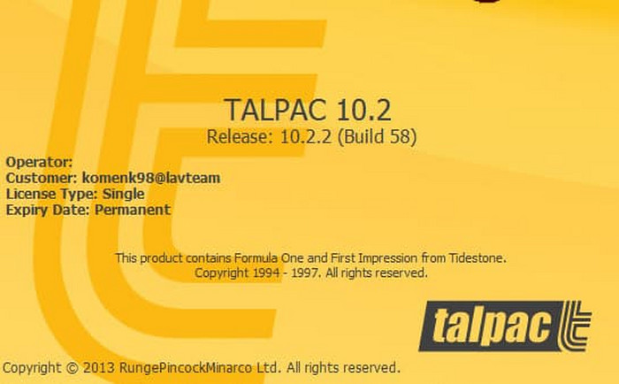 Jual Runge TALPAC Version 10.2.2.58 | Shopee Indonesia
