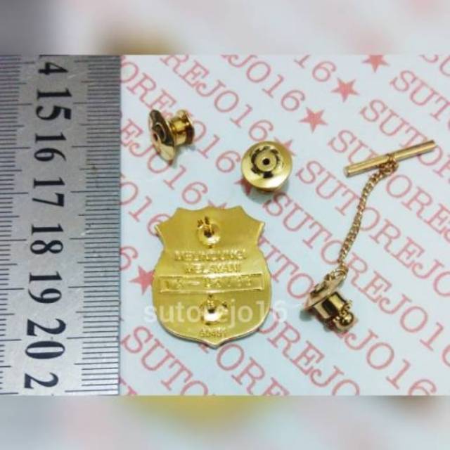 Jual Pin kerah pin baju jatah polisi bukan satpam | Shopee Indonesia
