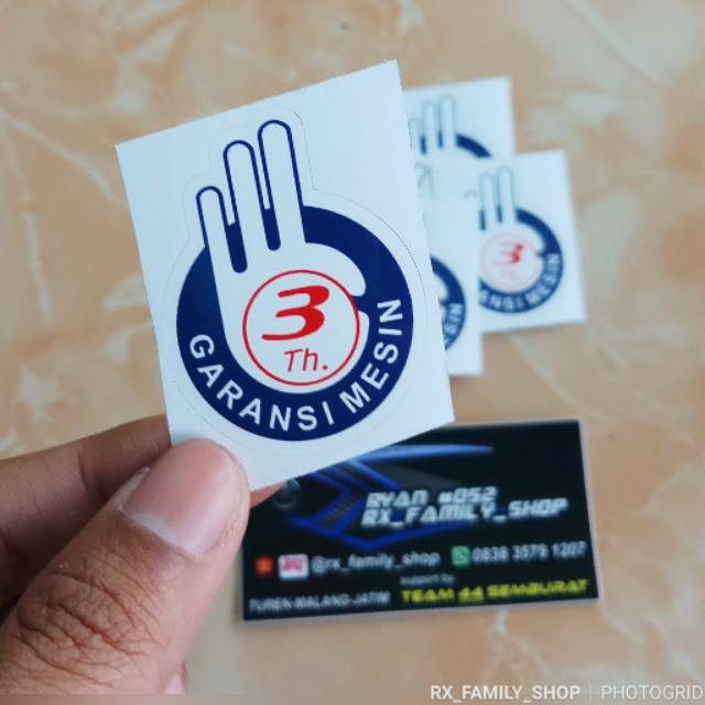 Jual Stiker garansi 3 tahun yamaha | Shopee Indonesia