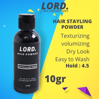 Jual Lord Hair Powder 10g Ekstra Aloe Vera Powder Rambut Pria Aroma D ...