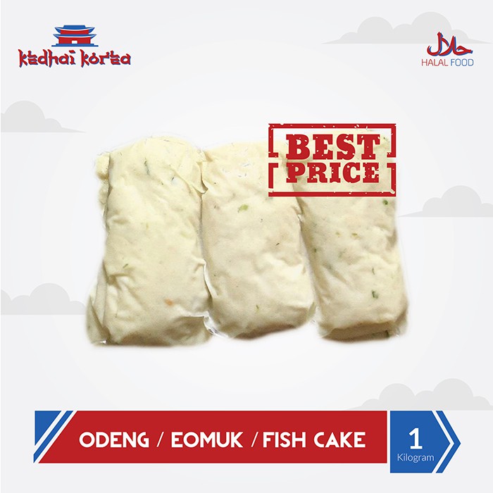 Jual Odeng 1kg Frozen Food Eomuk Fish Cake Instan Halal Kedhai Korea ...
