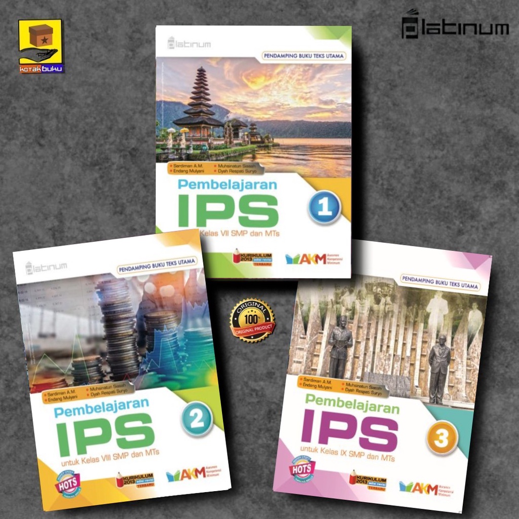 Jual Buku IPS Kelas 7 8 9 / IPS SMP / PLATINUM / SEKOLAH PENGGERAK / RB ...