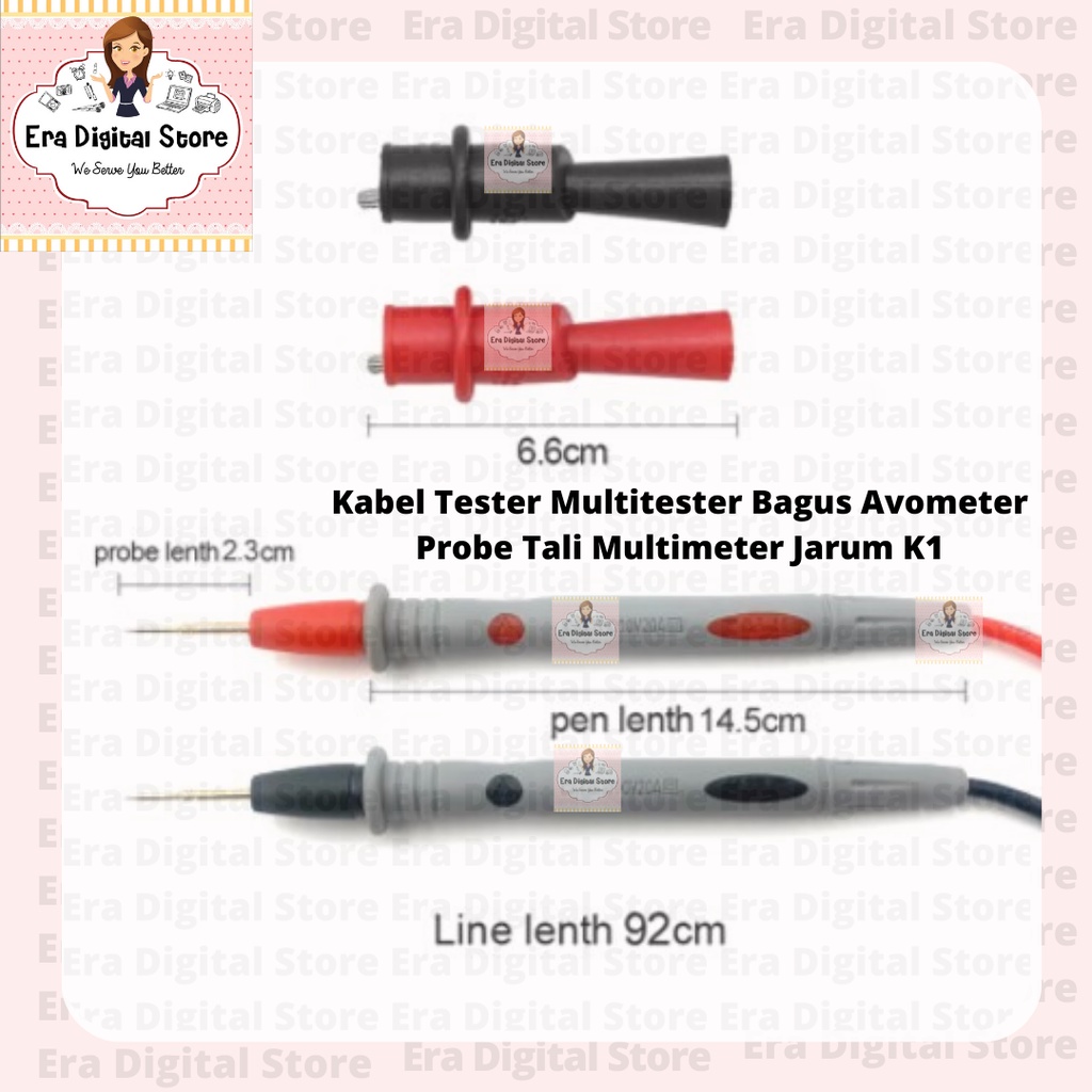 Jual Kabel Tester Multitester Bagus Avometer Probe Tali Multimeter ...