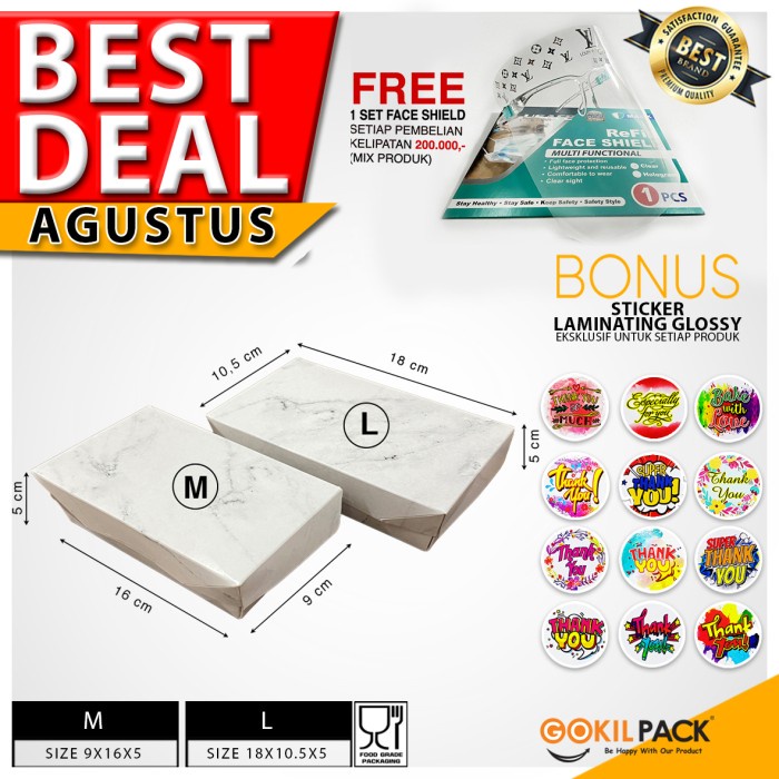 Jual set-box-lunch- box makanan – box nasi – lunch box – kotak nasi ...