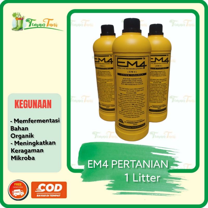 Jual MOLASE EM4 PERTANIAN UNTUK TANAMAN 1 LITER | Shopee Indonesia