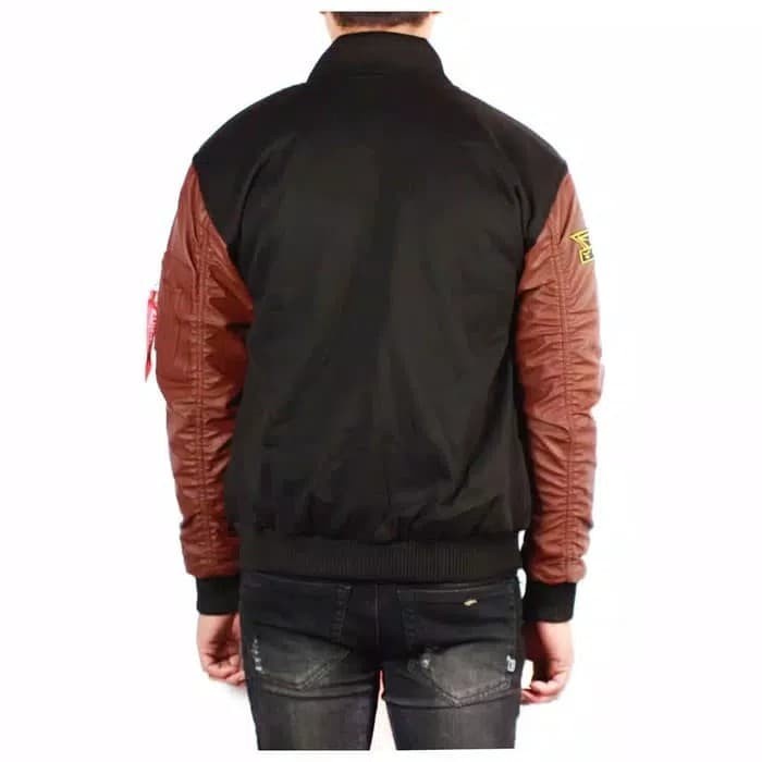 Jual Pria-Jaket- Jaket Pria Bomber Jaket Cowok Semi Kulit Combi Flecce ... Jual Pria-Jaket- Jaket Pria Bomber Jaket Cowok Semi Kulit Combi Flecce ...