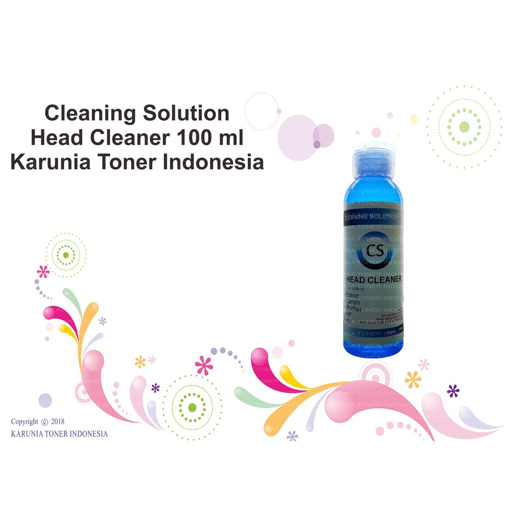 Jual Cleaning Solution Head Cleaner 100 ml UNIVERSAL ALL INKJET PRINTER ...