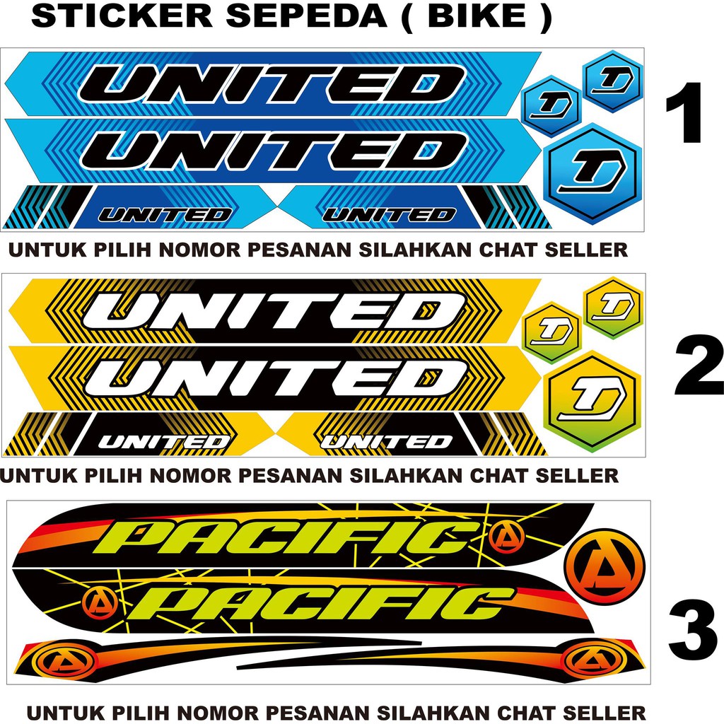 Jual STIKER VARIASI LIS POLET STIKER STICKER SEPEDA..BIKE..BARANG READY ...