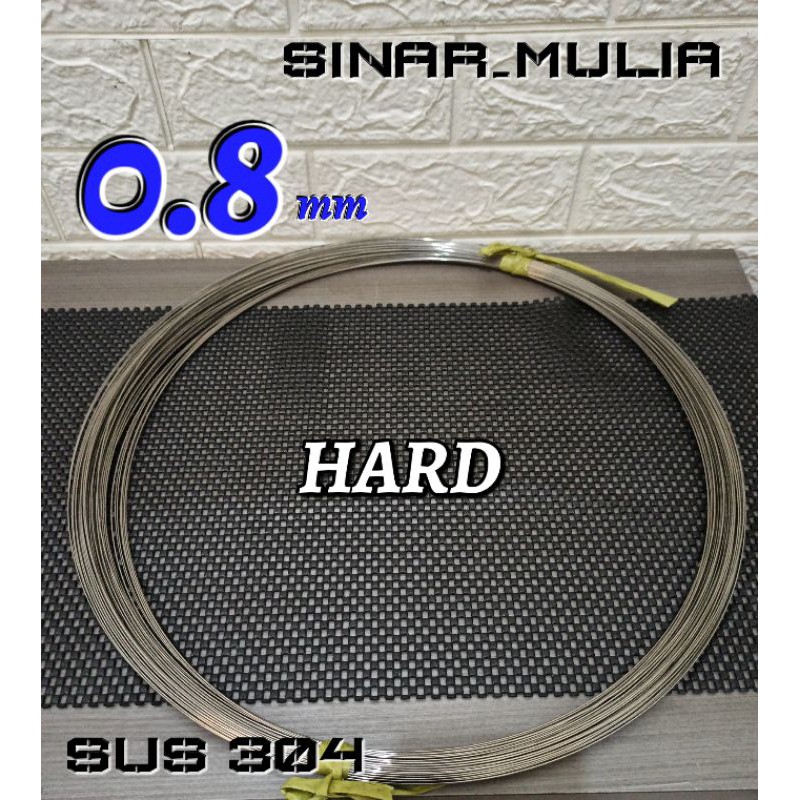 Jual kawat stainless diameter 0.8mm x 1kg | Shopee Indonesia