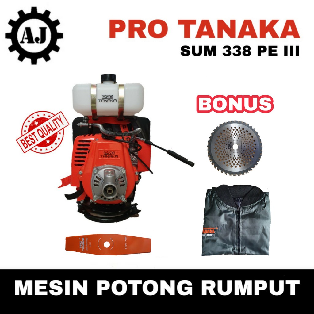 Jual Mesin Potong Rumput Pro Tanaka SUM 338 PE III | Kualitas Terbaik ...