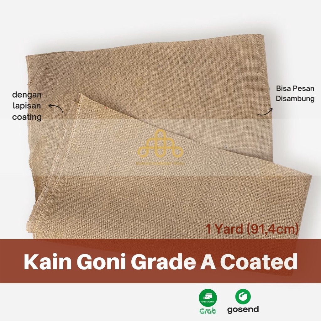 Jual Kain Goni Coating Grade A 1yard x 135cm Kain Goni Coated Meteran ...