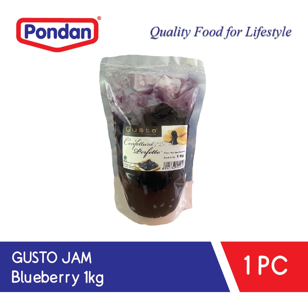 Jual Pondan Gusto Selai Blueberry 1Kg | Shopee Indonesia